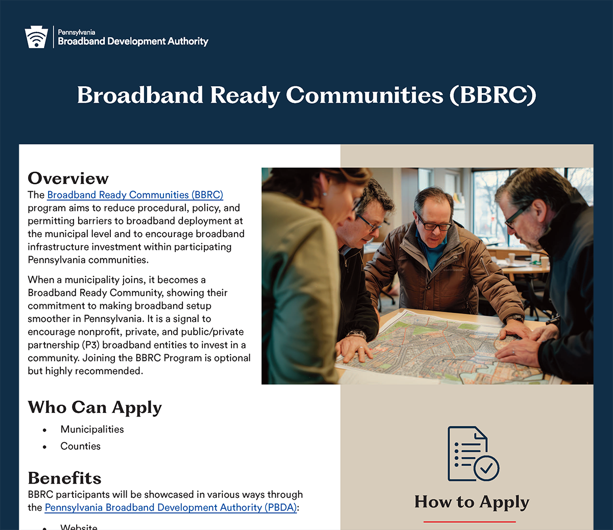 Broadband Ready Communities (BBRC) - Pennsylvania Broadband Development ...